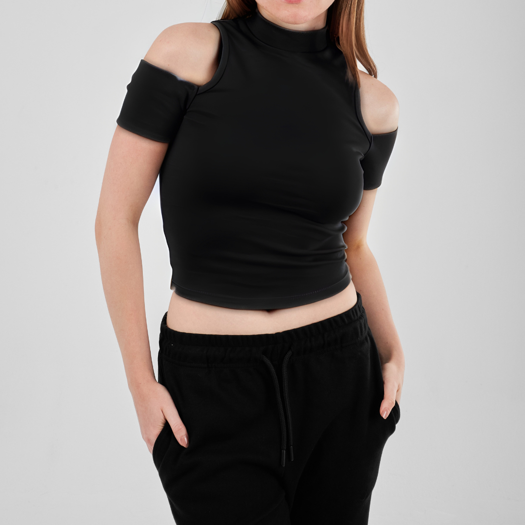 Off Shoulder Neck Top – The Basic Look
