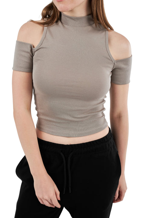 Off Shoulder Neck Top – The Basic Look