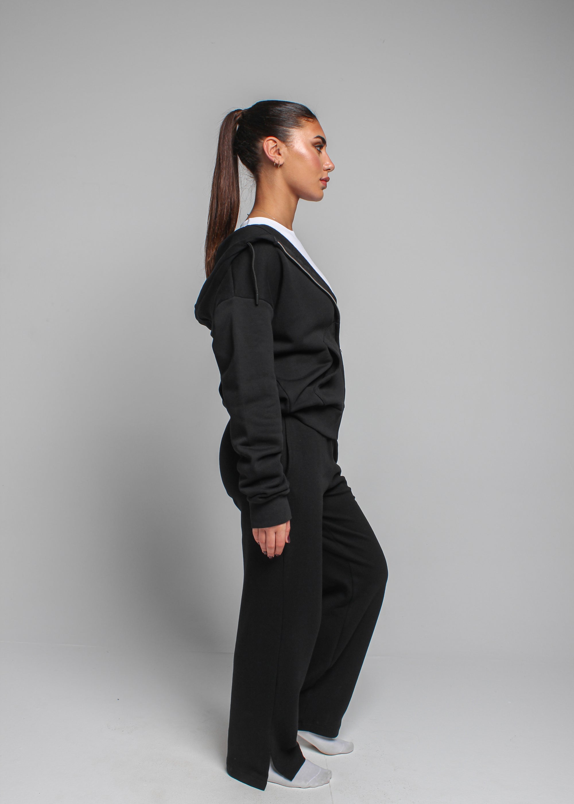 Straight Scuba™ Pants with Slit – The Basic Look
